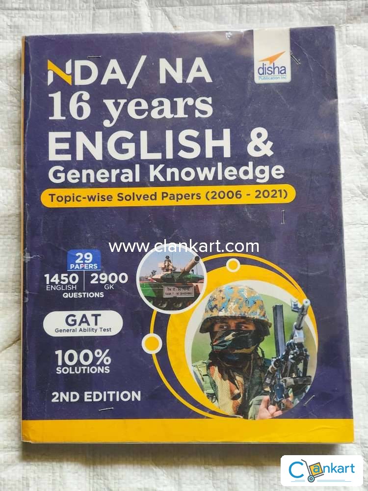 Buy 'NDA/ NA 16 Years English & General Knowledge Topic-wise Solved ...
