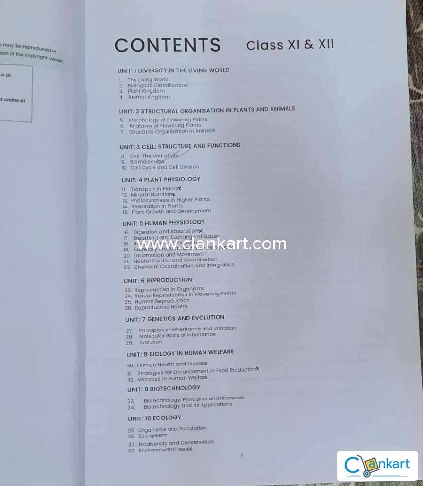 Buy 'Biology Neet Notes' Book In Excellent Condition At Clankart.com