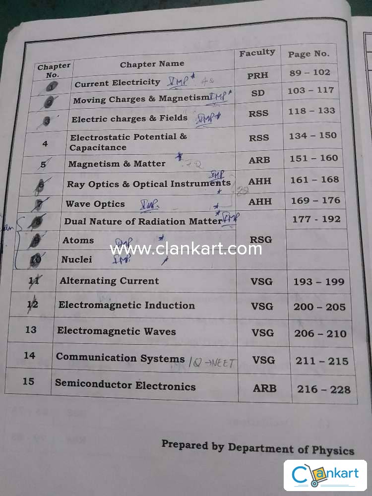 Buy 'NEET PHYSICS' Book In Good Condition At Clankart.com