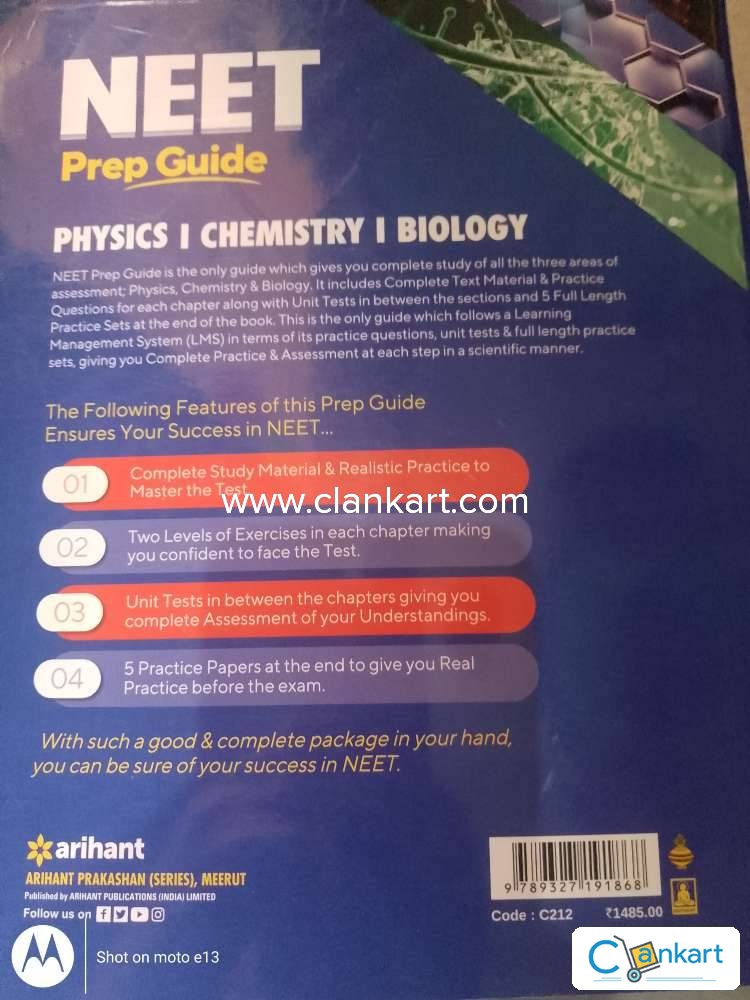 Buy 'NEET Prep Guide 2023' Book In Excellent Condition At Clankart.com
