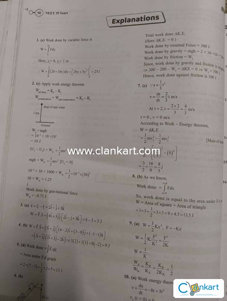 Buy 'NEET PHYSICS 35 YEARS PYQ' Book In Good Condition At Clankart.com