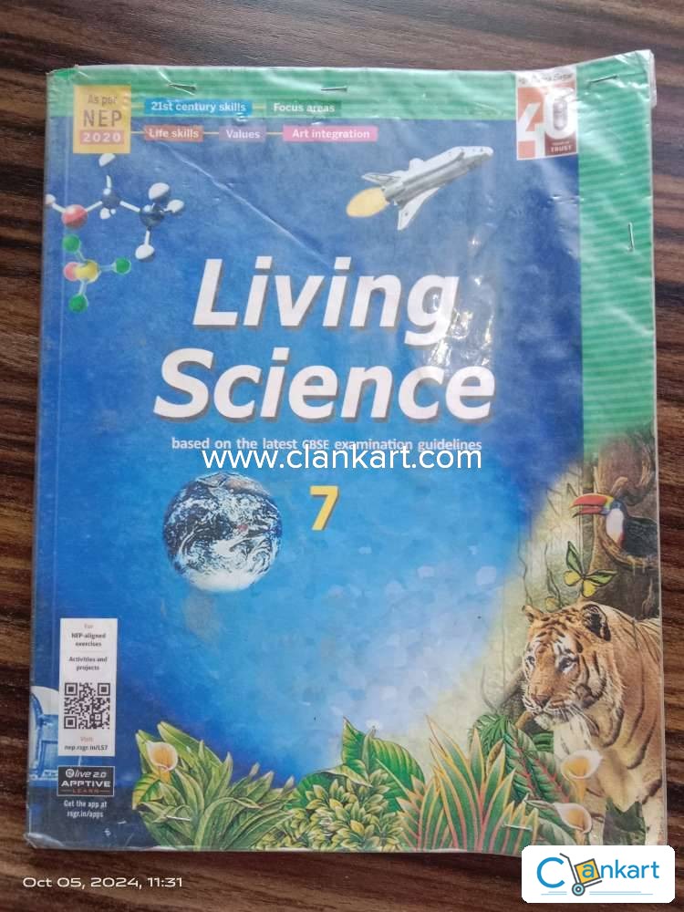 Buy 'Living Science Based On Latest CBSE Examination Guidefor Class 7 ...