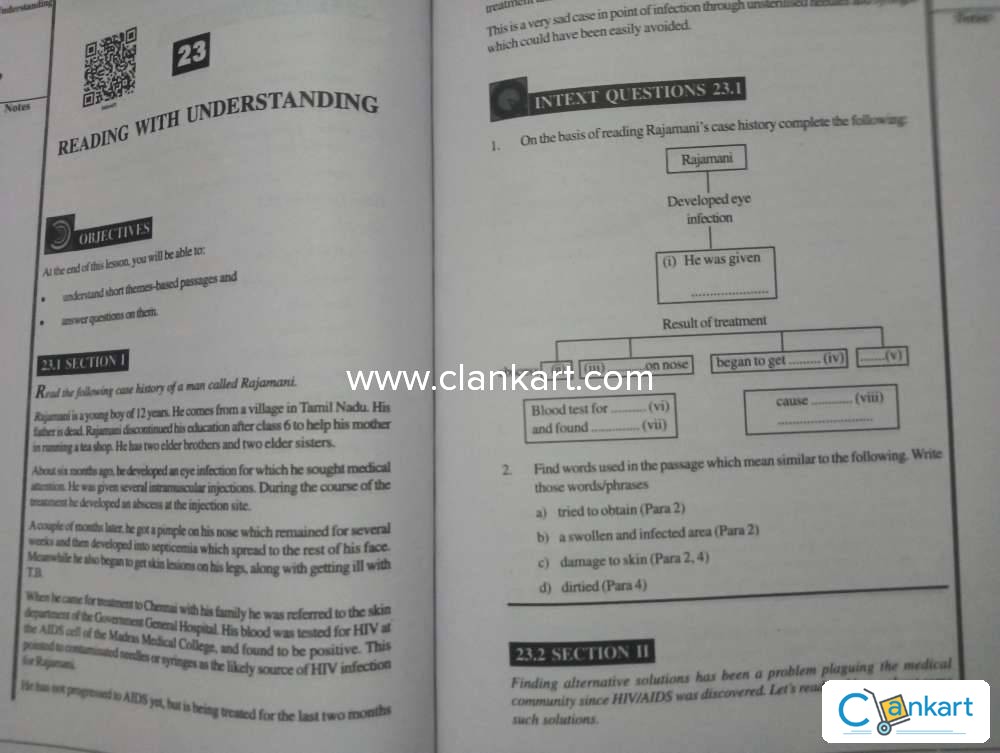 Buy 'Nios English Class 12' Book In Excellent Condition At Clankart.com