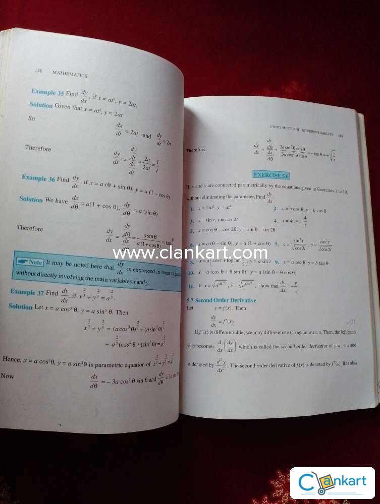 Buy 'Mathematics' Book In Fair Condition At Clankart.com