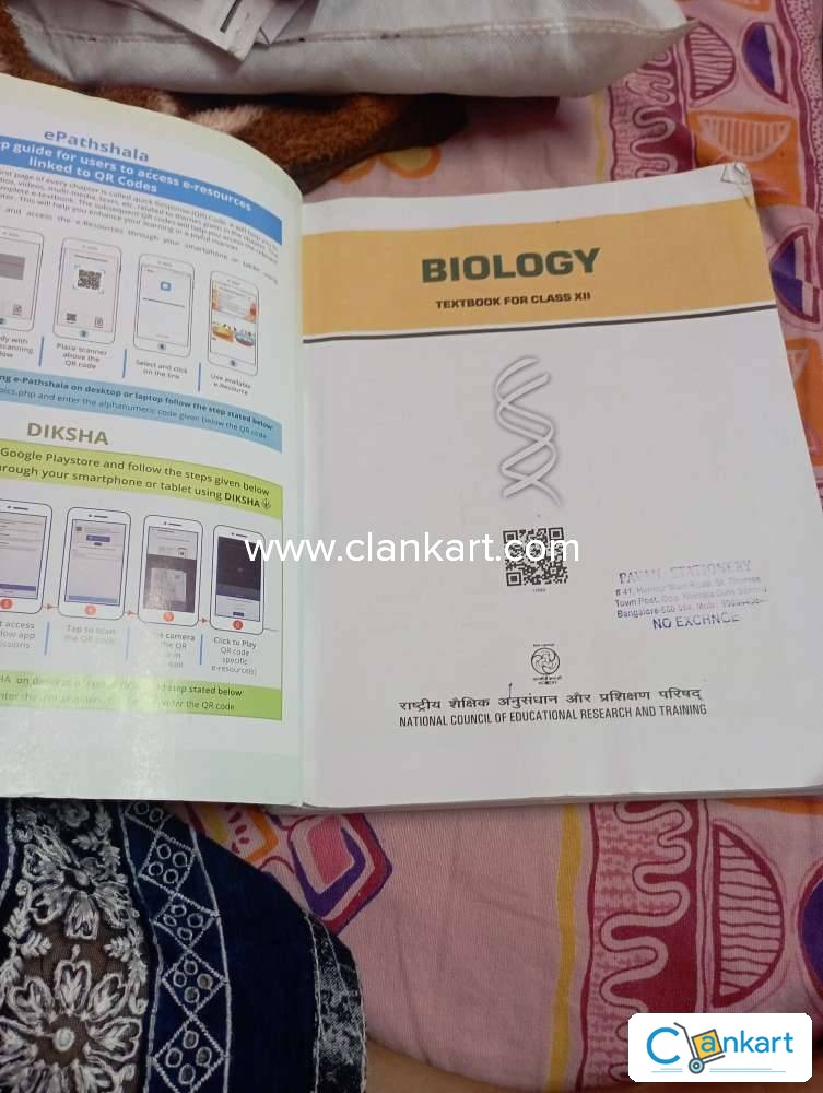 Buy 'Ncert Biology Class 12' Book In Excellent Condition At Clankart.com