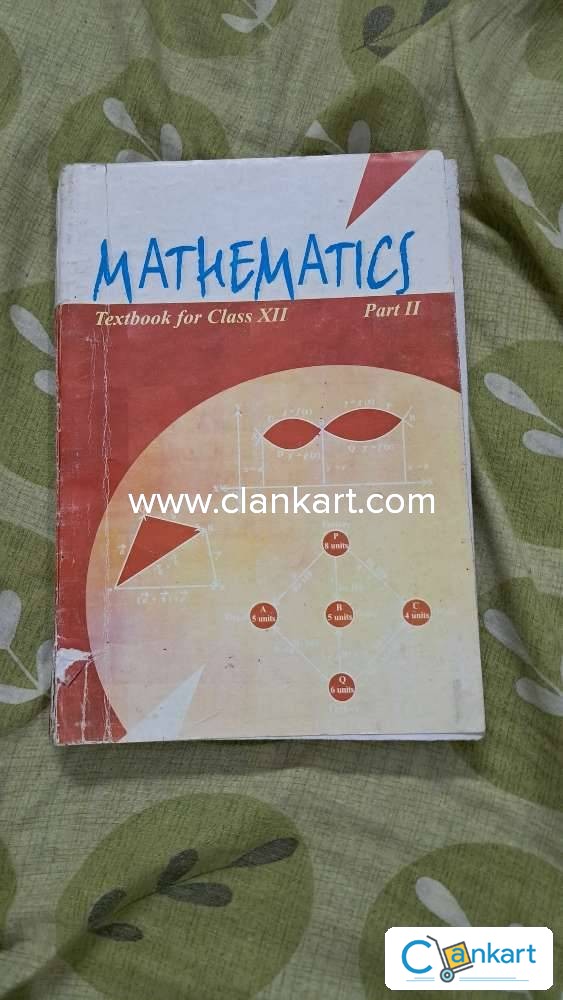 Buy 'Ncert Mathematics Class 12th Part 2' Book In Fair Condition At ...