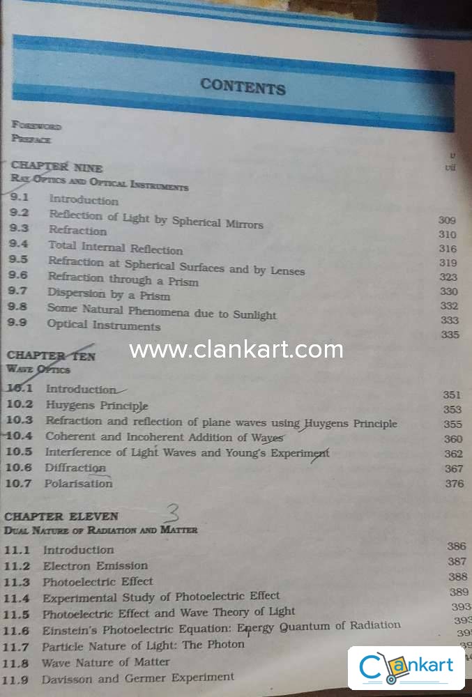 Buy 'Physics Part 2 Class 12' Book In Excellent Condition At Clankart.com