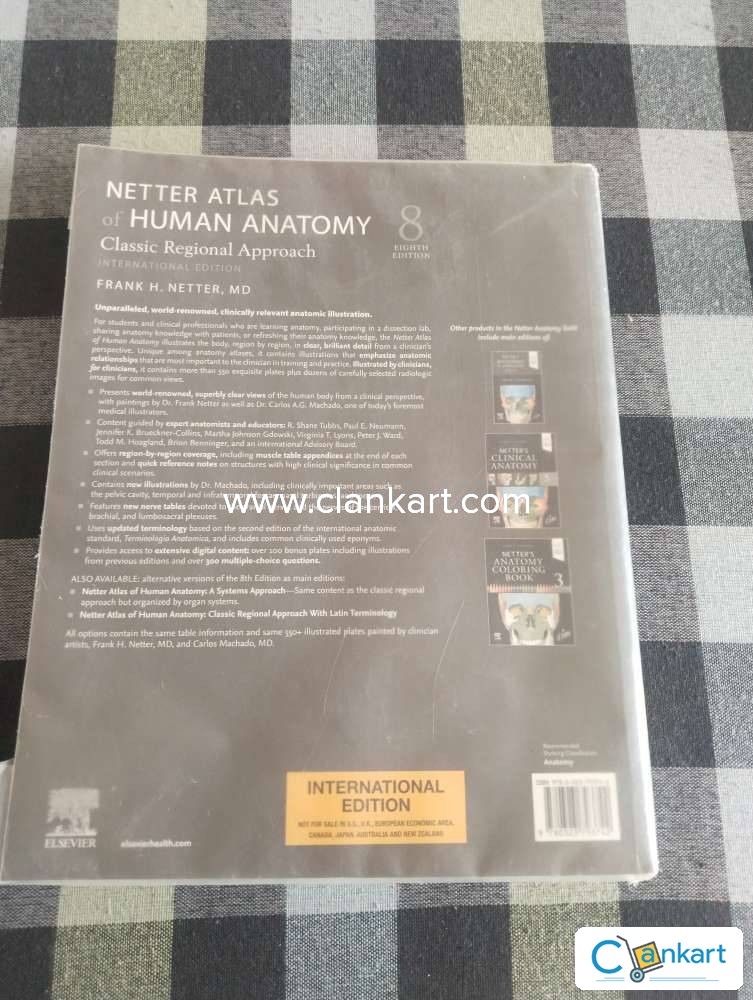 Buy 'Netters Atlas' Book In Excellent Condition At Clankart.com