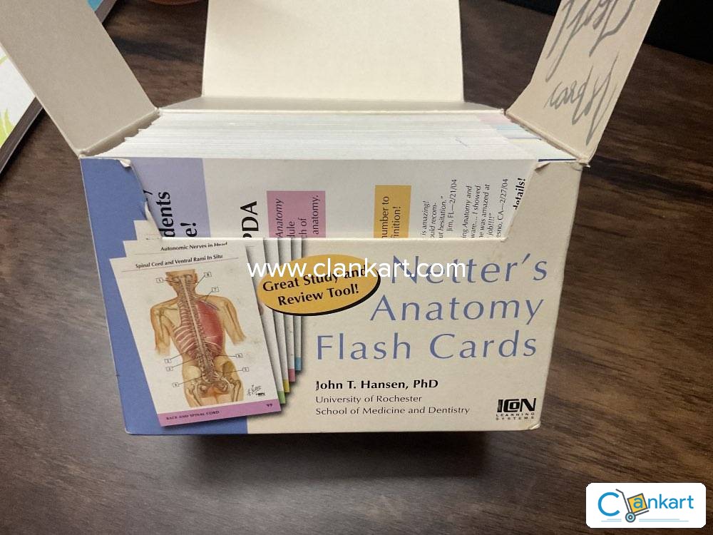 Buy 'Netter's Anatomy Flash Cards' Book In Excellent Condition At ...