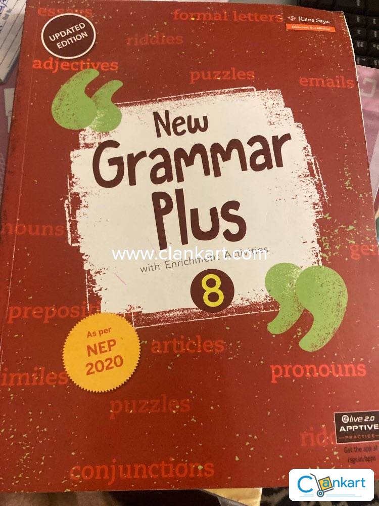 Buy 'Updated New Grammar Plus Book 8 (2018)' Book In Excellent ...