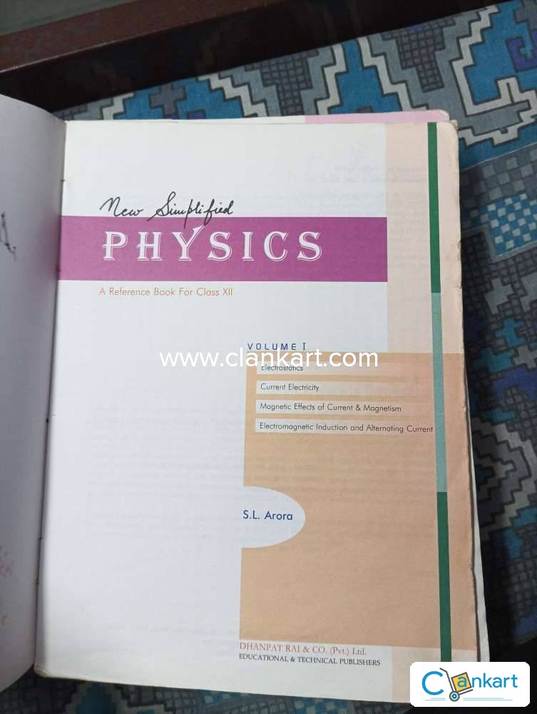Buy 'New Simplified Physics: A Reference Book - Class 12(Set Of 2 ...