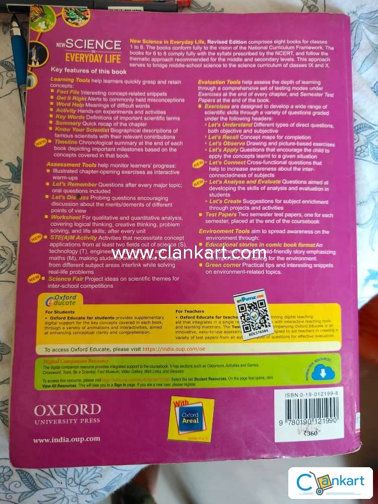 Buy 'New Science In Everyday Life 4' Book In Good Condition At Clankart.com