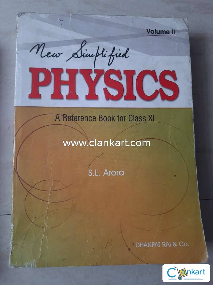 Buy 'New Simplified Physics Reference Book For Class 11th' Book In Fair Condition At Clankart.com