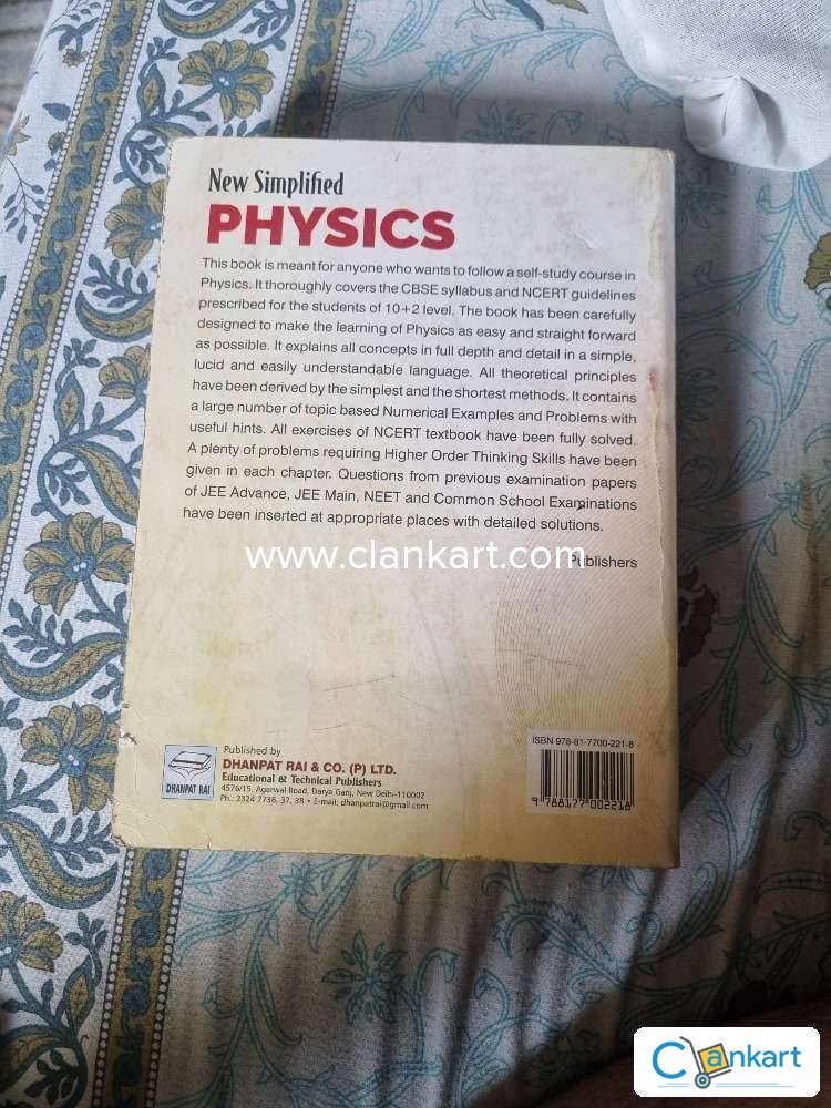 Buy 'New Simplified Physics: A Reference Book For Class 11 For 2019 ...