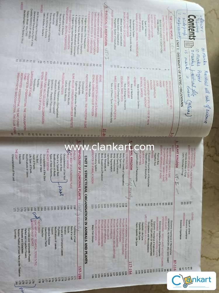Buy 'ISC Biology Class 11' Book In Good Condition At Clankart.com