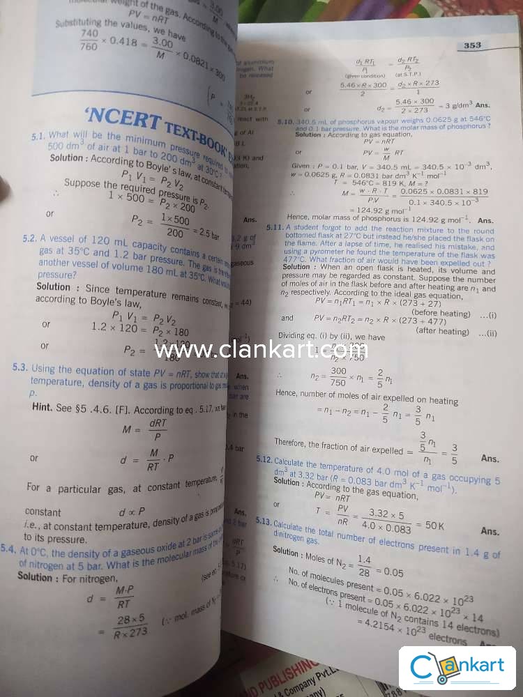 Buy 'Nootan ISC Chemistry For Class XI' Book In Excellent Condition At ...
