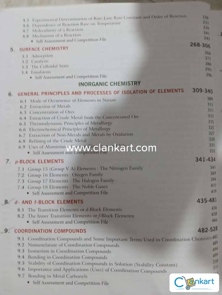 Buy 'Nootan ISC Chemistry - XII' Book In Fair Condition At Clankart.com