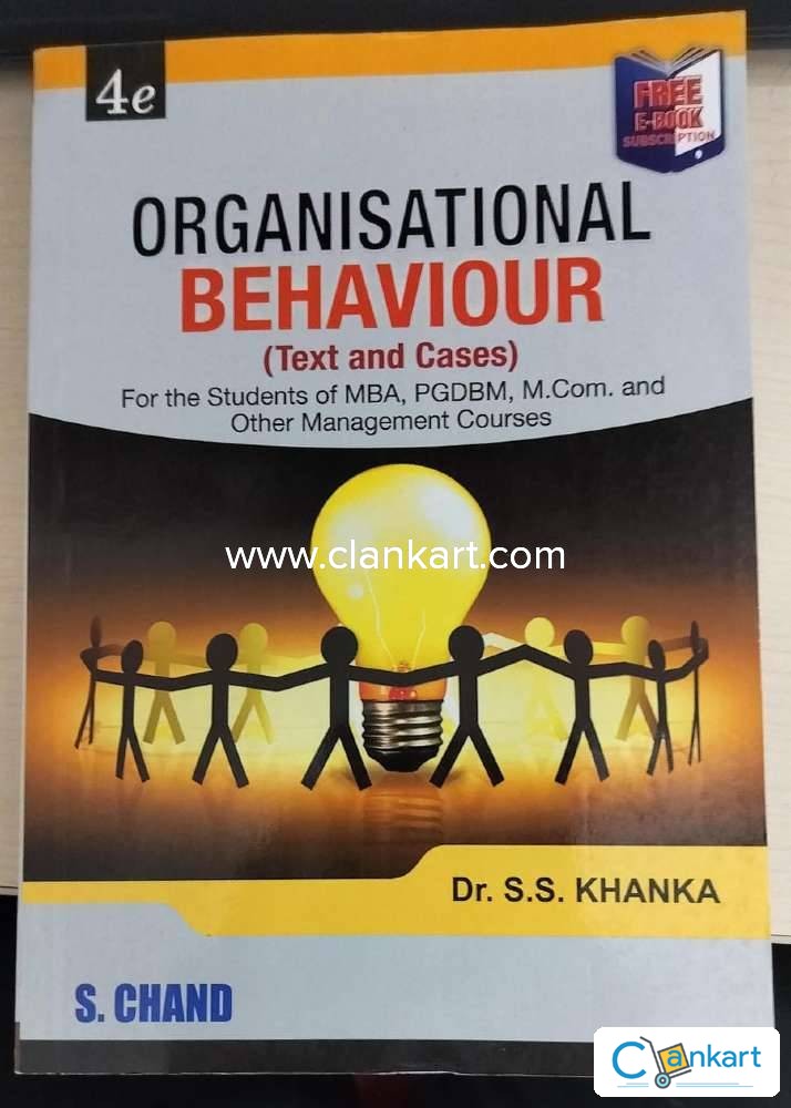 Buy 'Organizational Behaviour' Book In Excellent Condition At Clankart.com