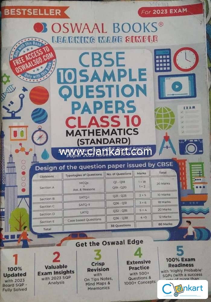 Buy 'CBSE SAMPLE QUESTION PAPERS CLASS 10 MATHEMATICS (STANDARD)' Book ...
