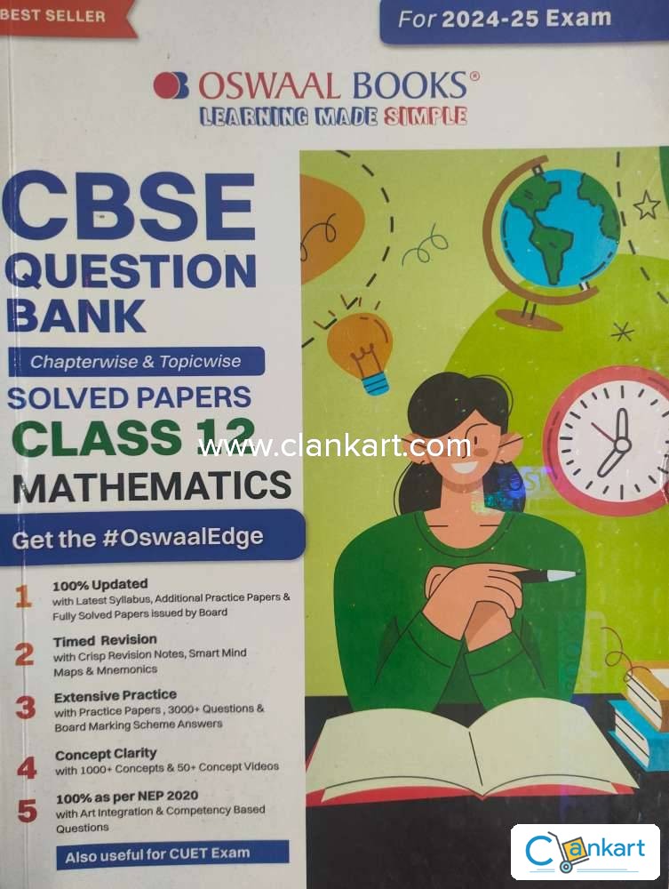 Buy 'OSWAAL CBSE CLASS 12 MATHS QUESTION BANKS SOLVED PAPERS' Book In ...