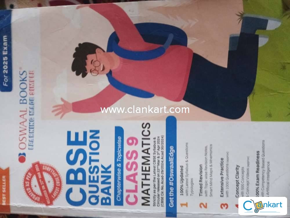Buy 'Oswaal CBSE Question Bank Class 9 Mathematics, Chapterwise And ...