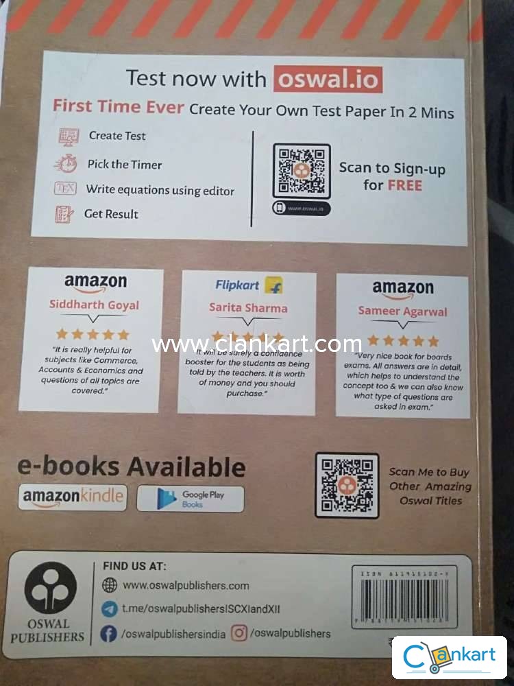 Buy 'OSWAAL CLASS 12 ISC 10 YEARS SOLVED PAPERS' Book In Excellent ... Buy 'OSWAAL CLASS 12 ISC 10 YEARS SOLVED PAPERS' Book In Excellent ...