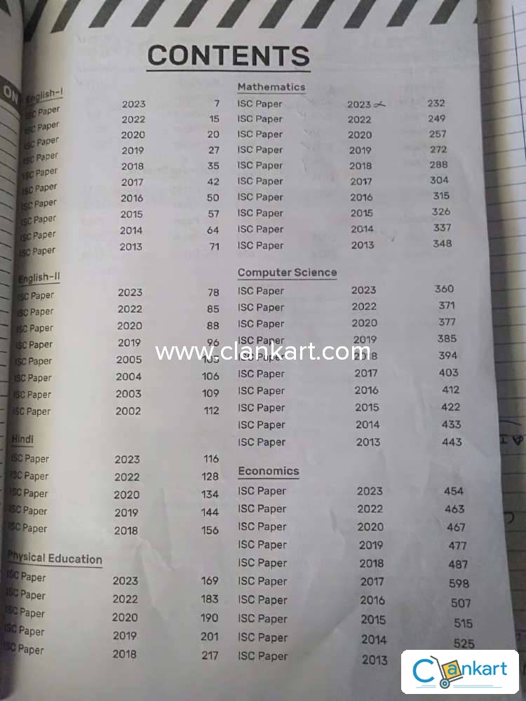 Buy 'OSWAAL CLASS 12 ISC 10 YEARS SOLVED PAPERS' Book In Excellent ... Buy 'OSWAAL CLASS 12 ISC 10 YEARS SOLVED PAPERS' Book In Excellent ...