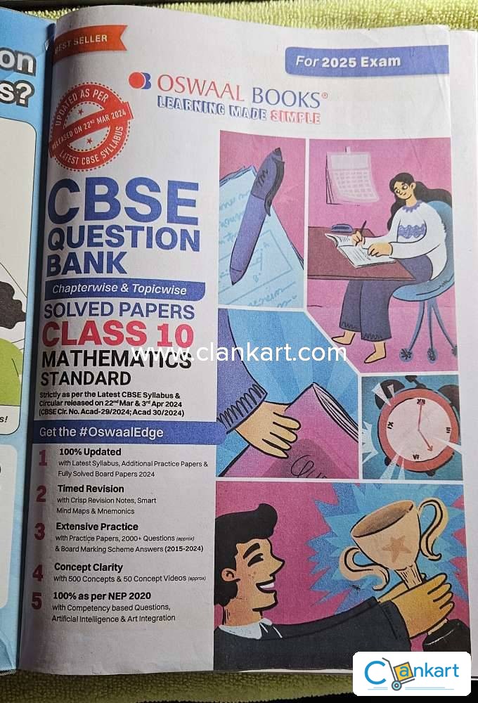 Buy 'Oswaal CBSE Question Bank Class 10 Mathematics (Standard ...