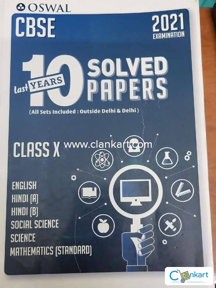 Buy '10 Last Years Solved Papers: CBSE Class 10 For 2021 Examination ...