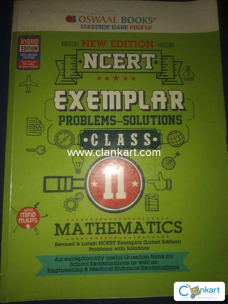 Buy 'Oswaal NCERT Exemplar (Problems - Solutions) Class 11 Mathematics (For March 2020 Exam ...