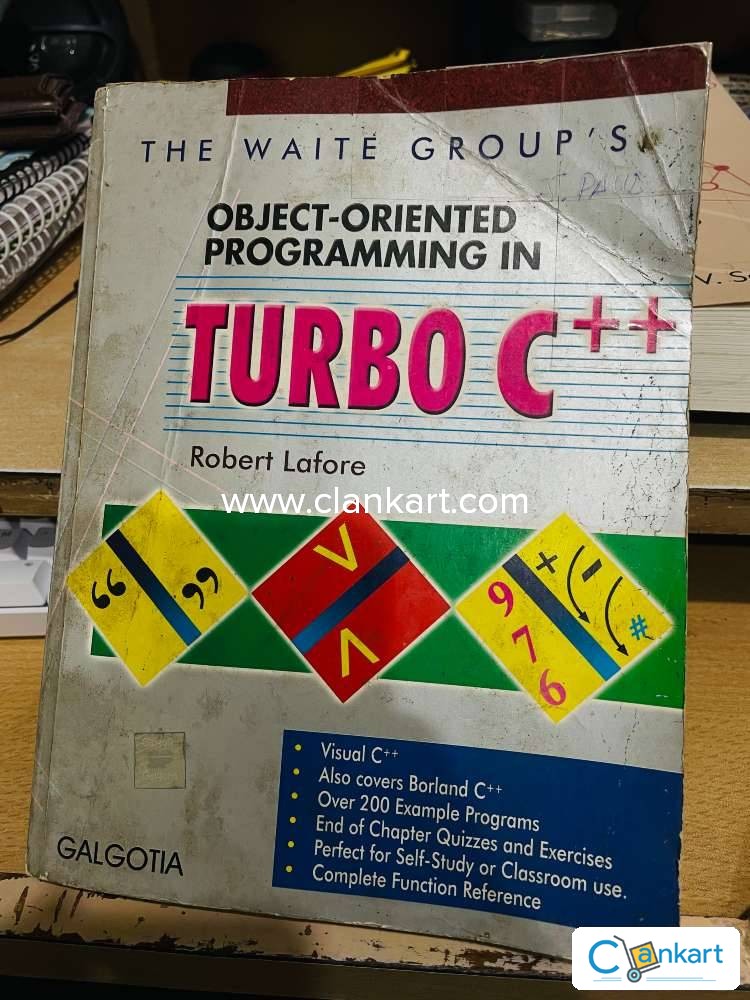 Buy 'The Waite Group's Object-oriented Programming In Turbo C++' Book ...