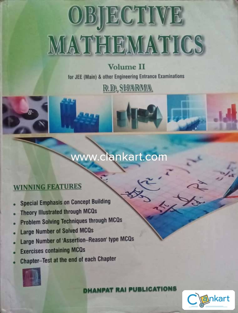 Buy 'R.D. SHARMA Objective Mathematics Volume 2 For Jee Main & Other ...