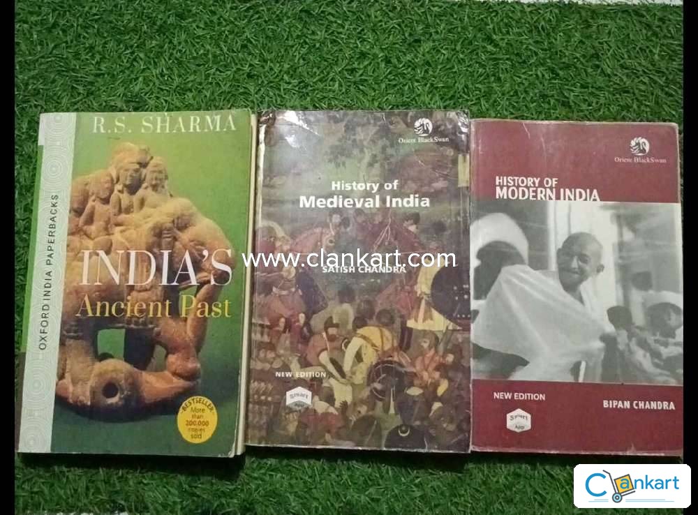 Buy 'RS Sharma,Satish Chandra,Bipin Chandra History UPSC' Book In Good Condition At Clankart.com