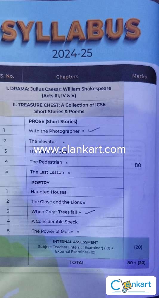 Buy 'ICSE Class 10th One Shot Question Bank English Literature' Book In ...