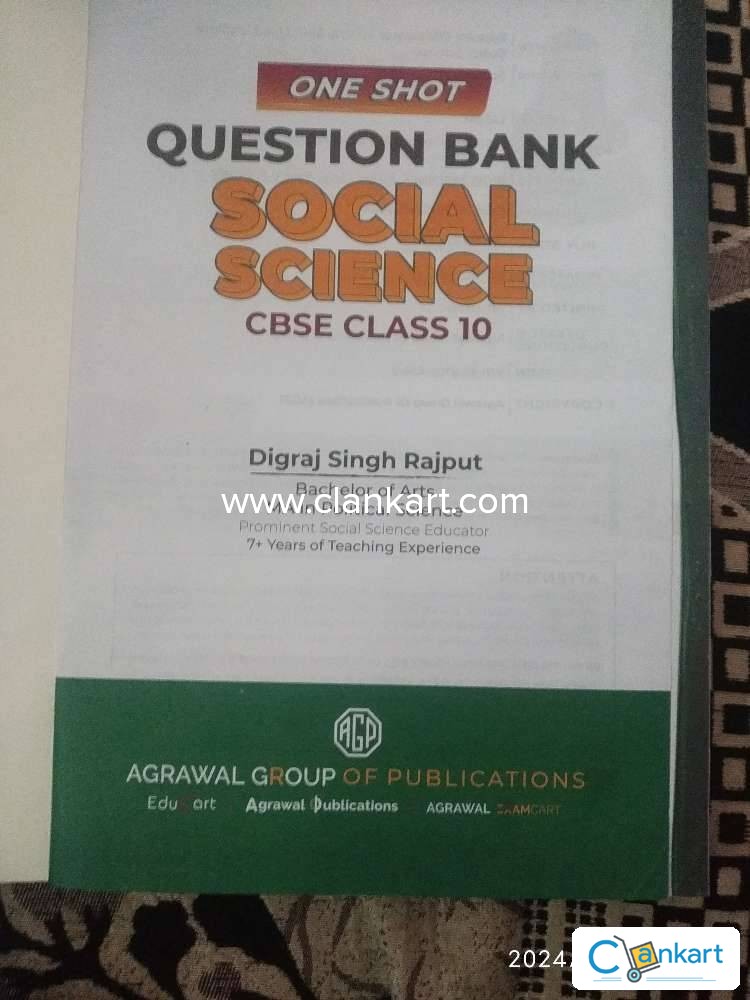 Buy 'ONE SHOT QUESTION BANK CBSE CLASS 10 SST' Book In Good Condition ...