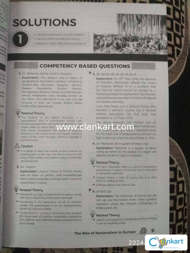 Buy 'ONE SHOT QUESTION BANK CBSE CLASS 10 SST' Book In Good Condition ...