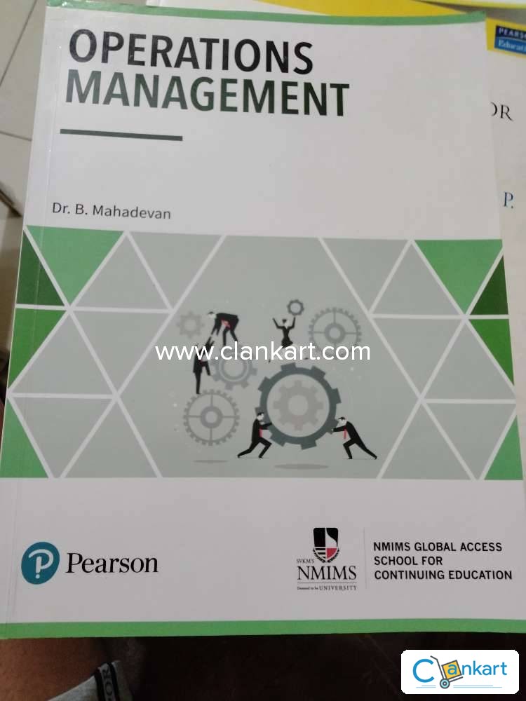 Buy 'Operations Management' Book In Excellent Condition At Clankart.com