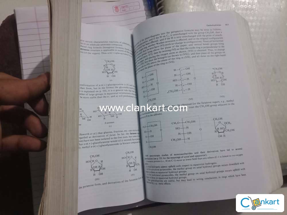 Buy 'Organic Chemistry Vol. 1' Book In Excellent Condition At Clankart.com