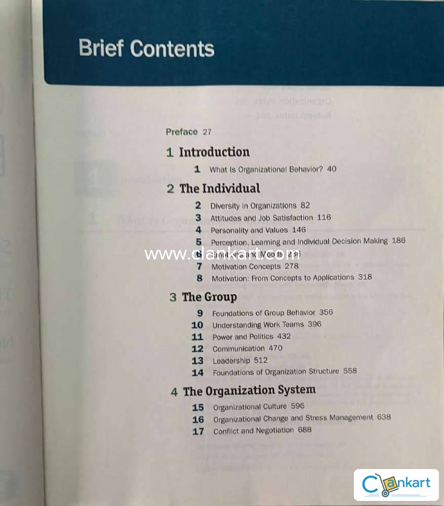 Buy 'Organizational Behavior, 18th Edition, Pearson, Stephen B Robbins ...