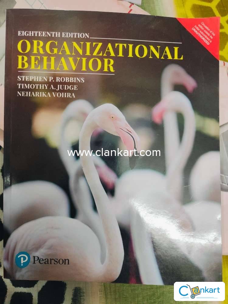 Buy 'Organizational Behaviour By Pearson' Book In Excellent Condition ...