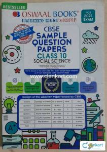 Buy 'Oswaal CBSE Sample Question Paper Class 10 Social Science Book ...