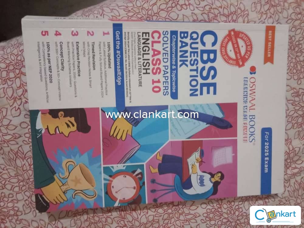 Buy 'Oswaal CBSE Question Bank Class 10 English Language & Literature ...