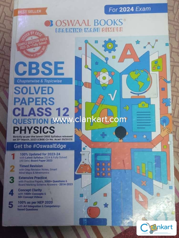Buy 'Oswaal CBSE Chapterwise Solved Papers 2023-2014 Physics Class 12th ... Buy 'Oswaal CBSE Chapterwise Solved Papers 2023-2014 Physics Class 12th ...