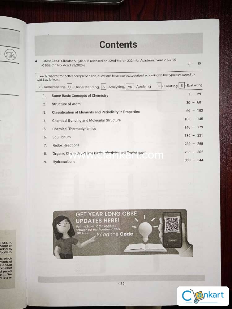 Buy 'Oswaal CBSE Question Bank Class 11 Chemistry, Chapterwise And ...