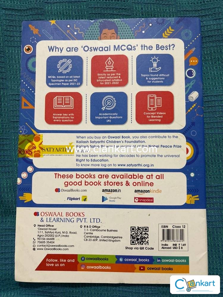 Buy 'Oswaal ISC MCQs Chapterwise Question Bank Class 12, English Paper ... Buy 'Oswaal ISC MCQs Chapterwise Question Bank Class 12, English Paper ...