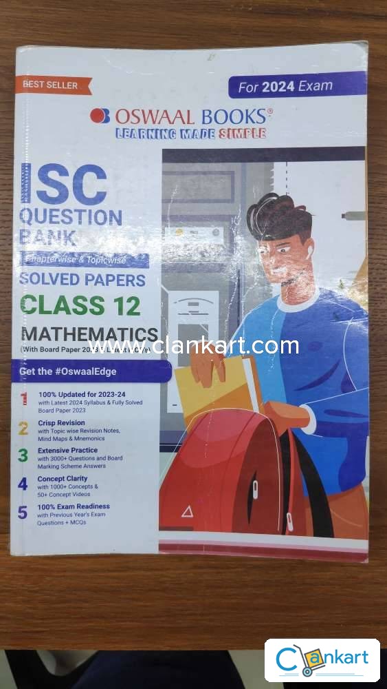 Buy 'Oswaal ISC Question Bank Class 12 Mathematics Book (2024 Exam ...