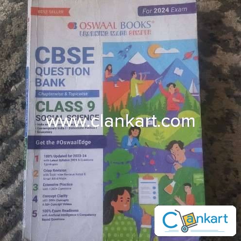 Buy 'Oswaal Question Bank Social Class 9 2024' Book In Good Condition ...