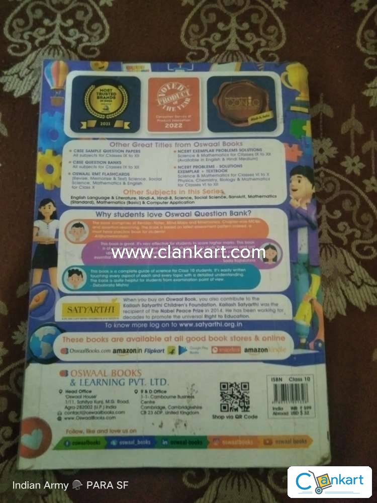 Buy 'Oswaal CBSE Chapterwise & Topicwise Question Bank Class 10 Social ...