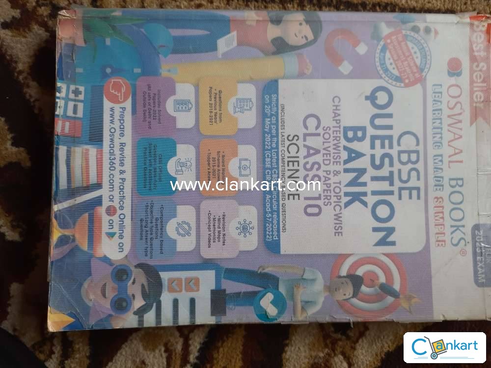 Buy 'Oswaal Science Class 10 Question Bank' Book In Good Condition At ...