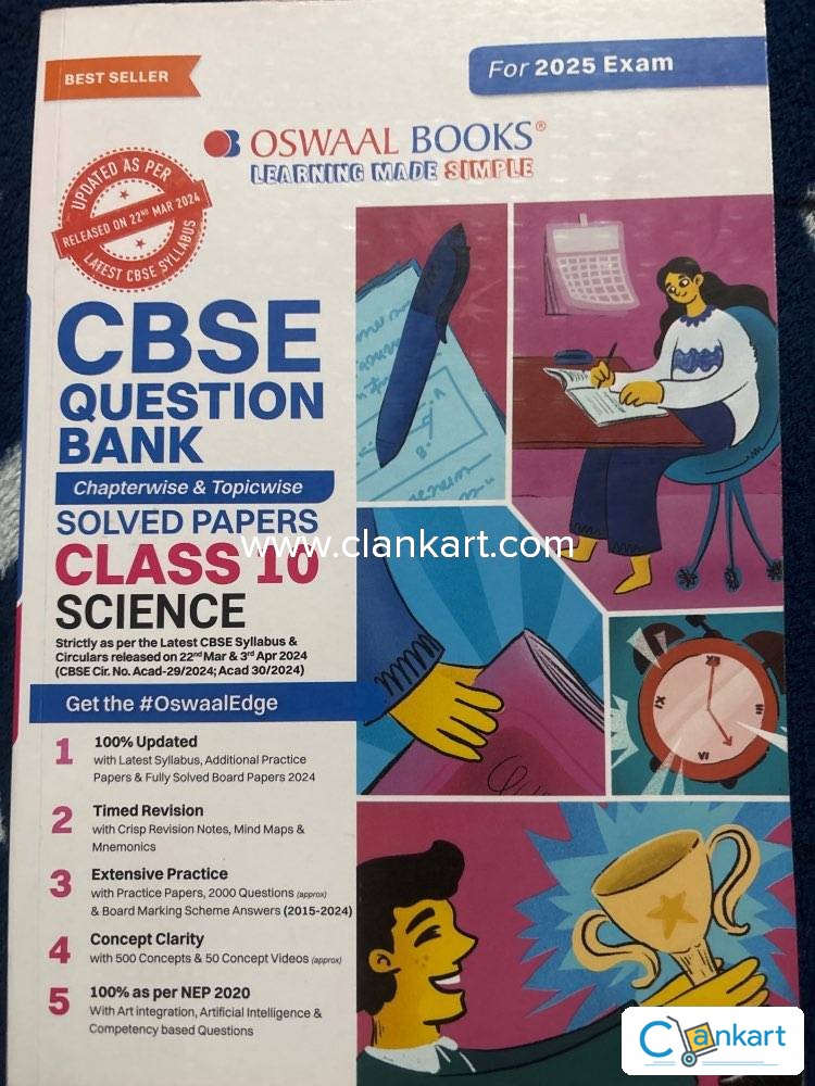 Buy 'Oswaal CBSE Question Bank Class 10 Science, Chapterwise And ...